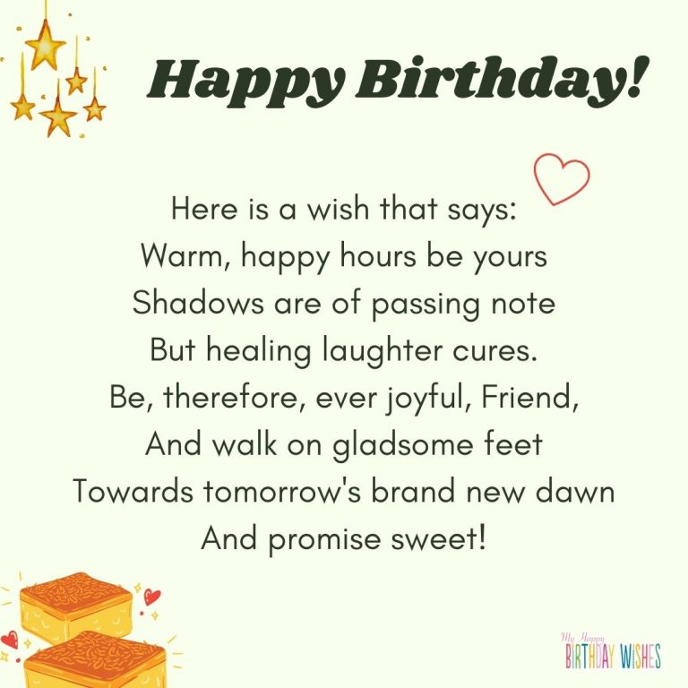 82 Best Happy Birthday Poems (Unique Quotes)