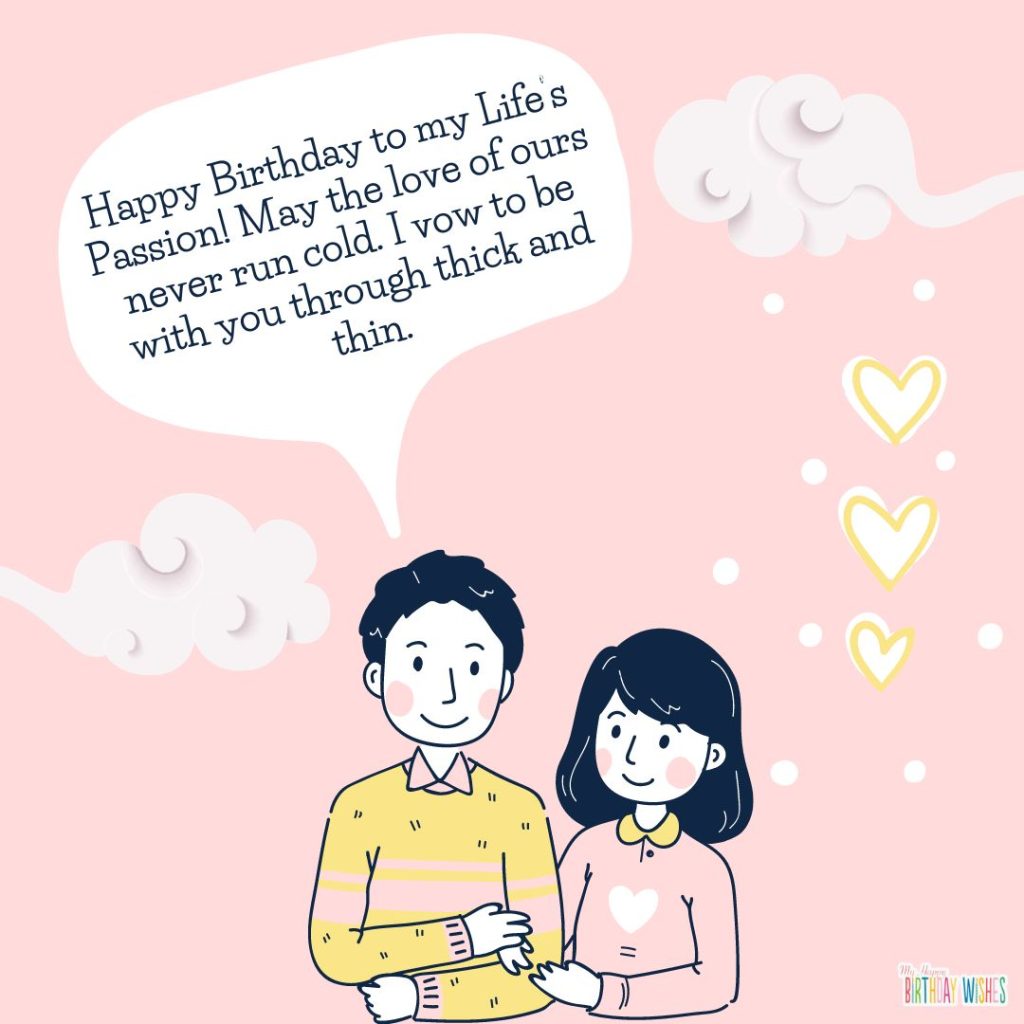 263 Most Romantic Happy Birthday Wishes for Lover